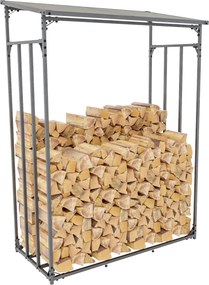 Přístřešek na palivové dřevo Ruston Aluminium L – antracitová