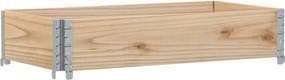 Zahradní truhlík 100 x 50 cm masivní borové dřevo 3295387