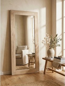 Nástěnné zrcadlo s dřevěným rámem 82x172 cm Tiziano – Yes Everyday