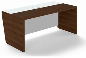 Kancelářský psací stůl TRIVEX - 180x90 cm - dub Charleston/bílá - 3D5285