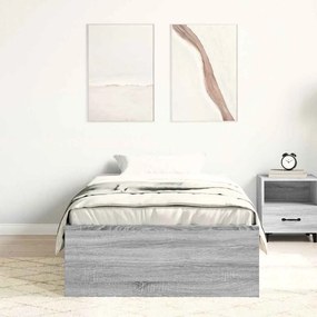 Rám postele šedý sonoma 100 x 200 cm 3203836