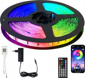 Led pásek Inteligentní Smart Home Bluetooth Rgb Cct 15 m Dálkový Ovladač Aplikace