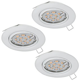 Eglo | Eglo 94406 - SADA 3x LED Podhledové svítidlo PENETO 3xGU10-LED/5W/230V | EG94406