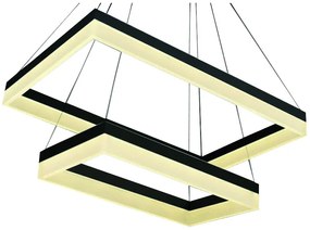 LED závěsné svítidlo Nelio L/00286 černé 32x32cm/ 60x60cm