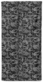 Osuška Gothic skull (Velikost osušky: 70x140cm)