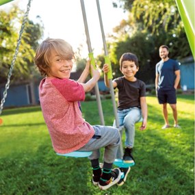 Zahradní dvojitá houpačka Kidsdream vícebarevná
