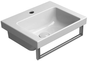 GSI NORM keramické umyvadlo 42 x 34 cm bez přepadu Extra Glaze bílá 8685111