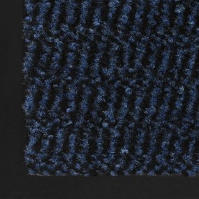 vidaXL Protiprachové obdélníkové rohožky 2 ks všívané 60 x 90 cm modré