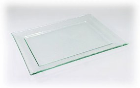 BDK-GLASS Servírovací tác MAXIM 29x23cm Barva: Čiré sklo