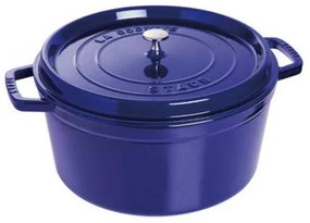 Staub Cocotte hrnec kulatý 22 cm/2,6 l tmavě modrá, 1102291