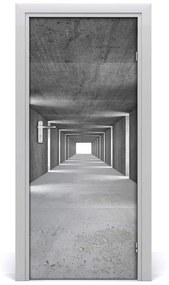 Samolepící fototapeta na dveře Betonový tunel 75x205 cm