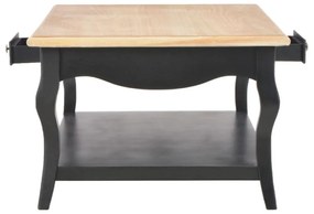 Petromila Coffee Table Black 110x60x40 cm MDF