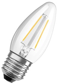 Stmívatelná LED mini svíčková žárovka E27 4,8 W CLASSIC B, teplá bílá