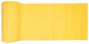 Běhoun Shaggy DELHI 7388A Jednobarevný žlutý Šíře: 60 cm