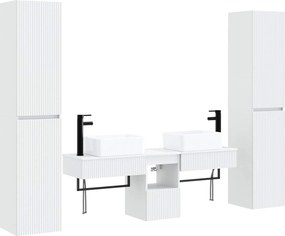 Sada koupelnového nábytku 5 ks Bílá 33 x 34,5 x 160 cm 3406013