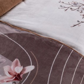 Ložní povlečení z mikroplyše MAGNÓLIOVÁ ELEGANCE