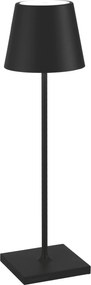 Stolní lampa Poldina 38 cm černá matná