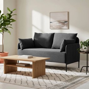Ziden Couch 2 Sitzer látka – černá