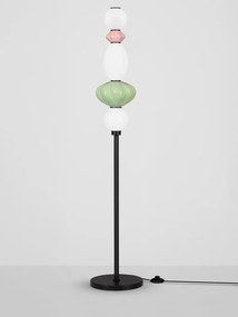 Keramická LED stmívatelná stojací lampa s keramickým stínidlem/se skleněným stínidlem (výška 136,5 cm) Oneta – Nova Luce