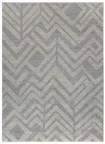 koberec SOFT 8028 ETHNO JEDLE, hnědá béžová velikost 160x220 cm | krásné koberce cz