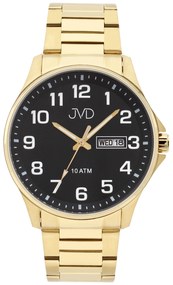 Vodotěsné pánské pozlacené náramkové hodinky JVD JE611.5 - 10ATM