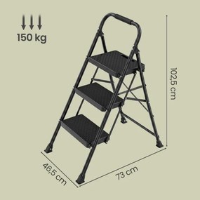 Skládací ocelové schůdky GSLB35203BZ01