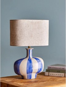 Keramická stolní lampa s textilním stínidlem (výška 46 cm) Alida – Bloomingville