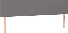 Box spring postel s matrací tmavě šedá 160x200 cm textil 3130122