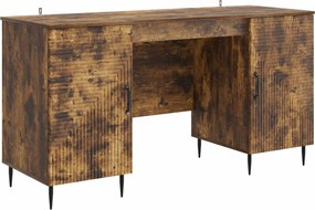 Stůl Kouřový dub 142,5 x 50 x 75 cm Kompozitní dřevo 3414608