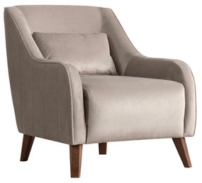 Atelier del Sofa Křeslo Buhara - Light Grey, Světlá Šedá