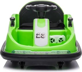 LEAN CARS Bateriové vozidlo GTS1166 LED světla dálkové ovládání zelené