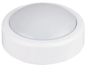 Rabalux | Rabalux 4703 - LED dotyková lampička PUSH LIGHT 1xLED/0,3W/2xAA bílá | RL4703