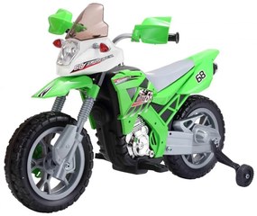 Ramiz Dětská elektrická motorka Cross zelená