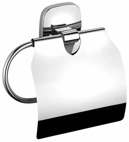AQUALINE RB107 Rumba držák toaletního papíru s krytem, stříbrná