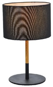 ACA DECOR Stolní lampa Timber černá