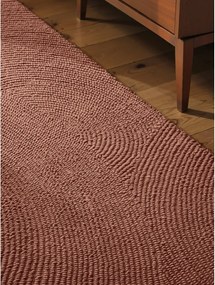 Ručně tkaný vlněný běhoun v terakotové barvě 80x300 cm Calmio – Hanse Home