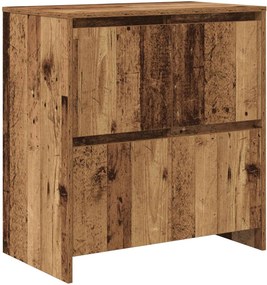Servírovací skříň 3 ks Staré dřevo 70 x 41 x 75 cm 3393156