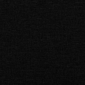 Petromila Rozkládací pohovka s poduškami černá textil
