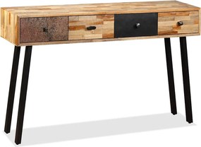 Konzolový stolek, masivní recyklovaný teak 120x30x76 cm 245403