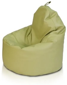 Sedací vak Yoko ekokůže / polyester TiaHome - Žltá