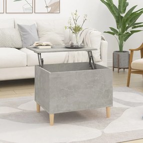 Konferenční stolek betonově šedý 60x44,5x45 cm kompozitní dřevo