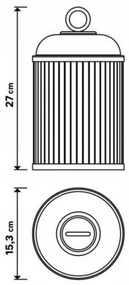 LED Stmívatelná venkovní lampa CANARI LED/2W/5V IP44