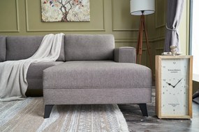 Hanah Home Šestimístná pohovka EFSUN hnědá 300 cm