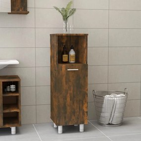 vidaXL Koupelnová skříňka 30x30x95 cm kompozitní dřevo [802619] Barva: kouřový dub