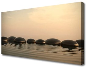 Obraz na plátně Kameny Voda Umění 120x60 cm