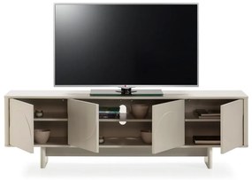 Krémový TV stolek 180x55x40 cm Solei – MOME