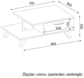 Konferenční stolek Arse (bílá + bordó). 1089264