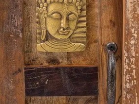 Woodkings  Skříňka pod umyvadlo Gautama z recyklovaného dřeva