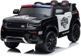 Eljet Dětské elektrické auto policie SUV černá / 50W / rychlost 3-8km/