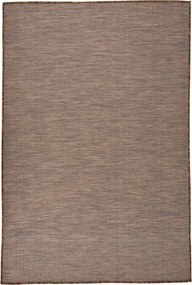 Venkovní hladce tkaný koberec 120x170 cm hnědá 340788